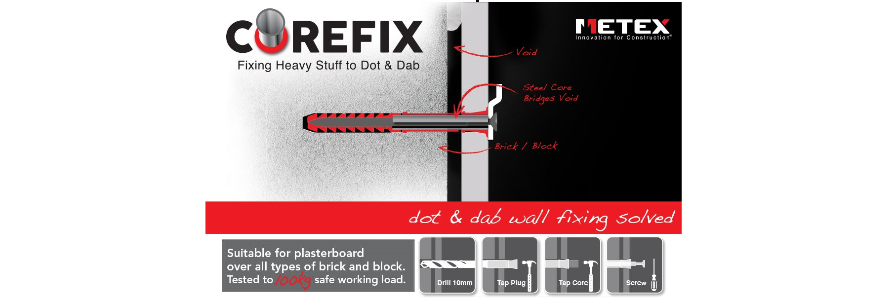 Best fixings for plasterboard