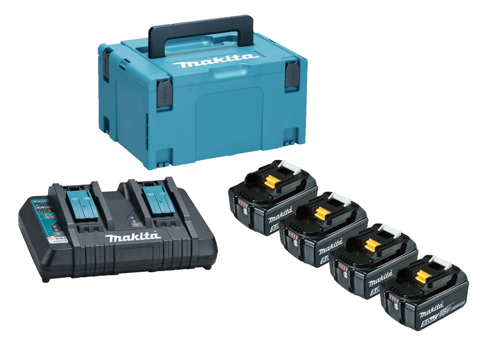 Makita 197627-6 18V Li-ion LXT Power Source Kit supplied in a Makpac C ...